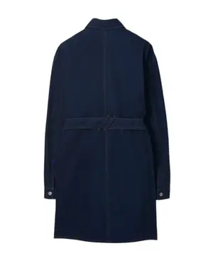 Burberry Belted Buttoned Denim Shirt Dress