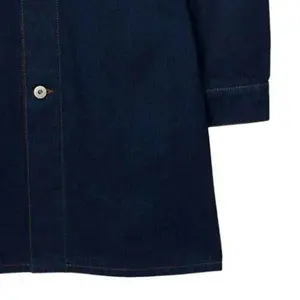 Burberry Belted Buttoned Denim Shirt Dress