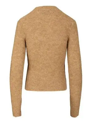 AMI Paris Round Neck Long Sleeve Sweater - No