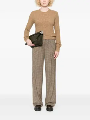 AMI Paris Round Neck Long Sleeve Sweater - No