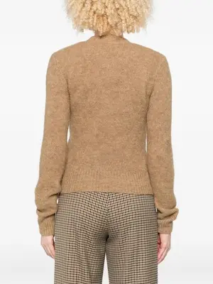 AMI Paris Round Neck Long Sleeve Sweater - No