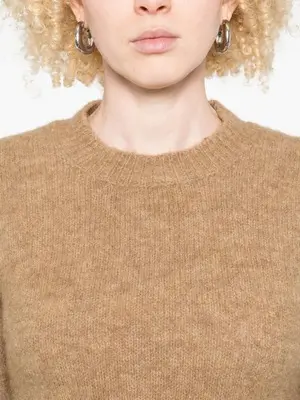 AMI Paris Round Neck Long Sleeve Sweater - No