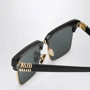 Miu Miu Rectangle Logo Sunglasses