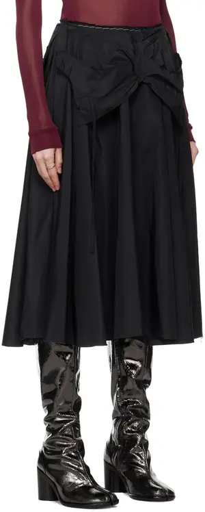 MAISON MARGIELA Layered Midi Skirt