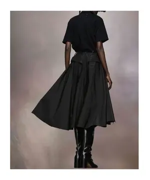 MAISON MARGIELA Layered Midi Skirt