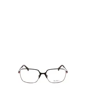 Max Mara Rectangle Full Rim Eyeglasses - Bronze