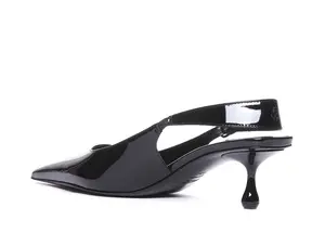 JIMMY CHOO Amel 50 Slingback Pumps - Black