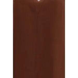 Brunello Cucinelli Sleeveless V-neck Dress
