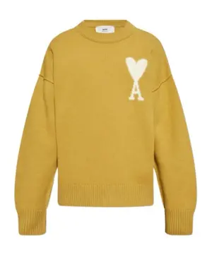 AMI Paris De Coeur Crewneck Jumper - No