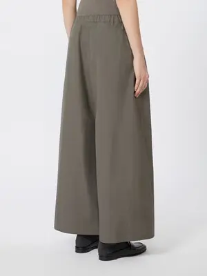 Max Mara Cotton Drawstring Trousers - Medium Gray