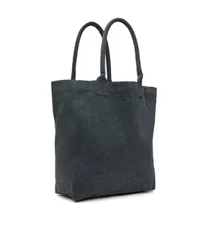 Isabel Marant Étoile Yenky Logo Printed Tote Bag - Black