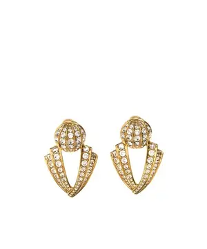 Valentino Garavani Poetique Des Gouttes Clip-on Earrings - Yellow