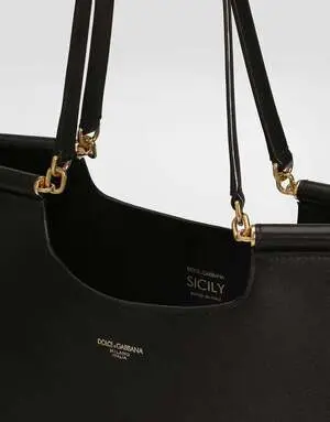 Dolce & Gabbana Large Sicily Shopper Bag - Black