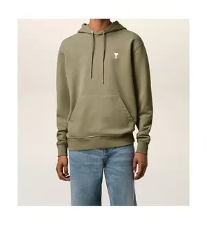 AMI Paris De Coeur Drawstring Hoodie