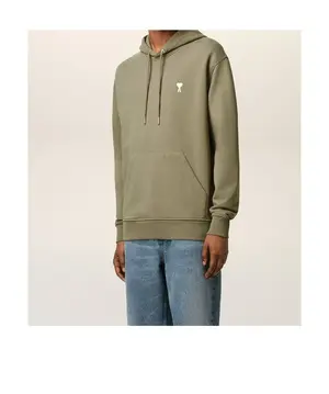 AMI Paris De Coeur Drawstring Hoodie