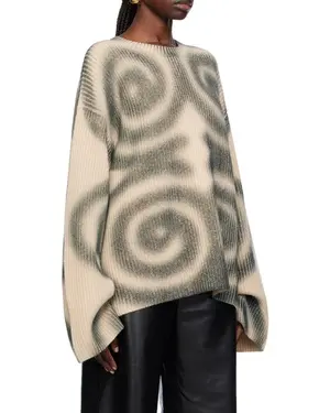 Nanushka Spiral Wool-blend Jumper