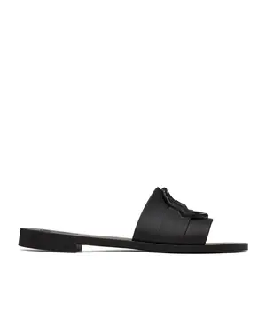 Moncler Bell Slip-on Sliders - Black