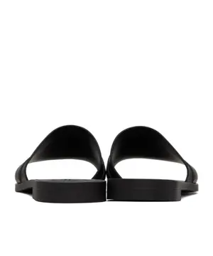 Moncler Bell Slip-on Sliders - Black