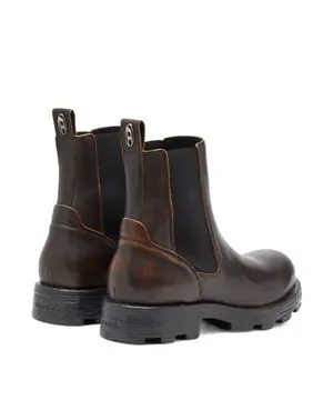DIESEL® D-hammer Round Toe Chelsea Boots - Brown