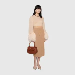 Gucci Feather-trimmed Mohair Sweater