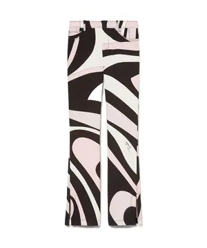 Emilio Pucci Printed Trousers - Black