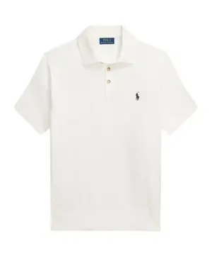 Polo Ralph Lauren Polo Pony Embroidered Polo Shirt - White