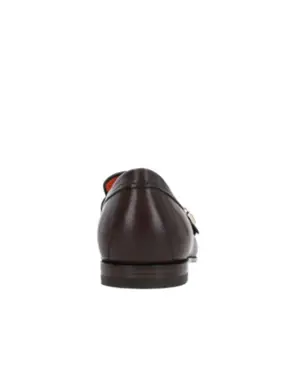 Santoni Carlos Slip-on Monk Shoes - Black