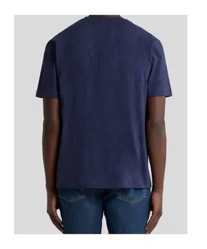 Etro Pattern-printed Crewneck T-shirt - Blue