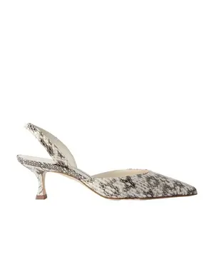 Manolo Blahnik Logo Pumps