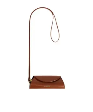 JIL SANDER Cannolo Key Ring - Tan