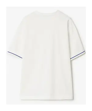 Burberry Embroidered Crewneck T-shirt