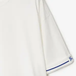 Burberry Embroidered Crewneck T-shirt