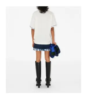 Burberry Embroidered Crewneck T-shirt