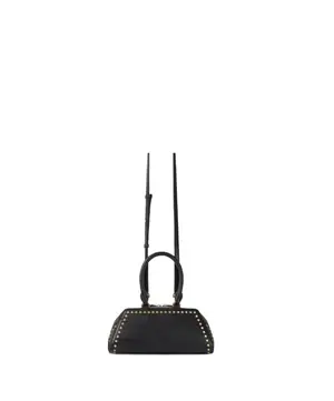 Givenchy Mini Antigona East-west Top Handle Bag With Studs - Black
