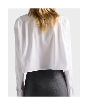 Prada Long Sleeve Shirt With Bow Detail