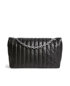 Balenciaga Monaco Medium Quilted Chain Shoulder Bag