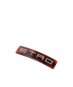 Etro Logo Barrette - Multicolor