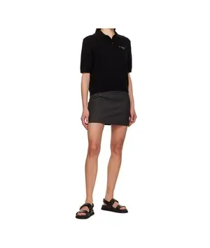 JIMMY CHOO Fayence City Flat Sandals - Black