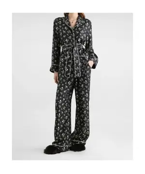 Dolce & Gabbana Floral Wide-leg Trousers