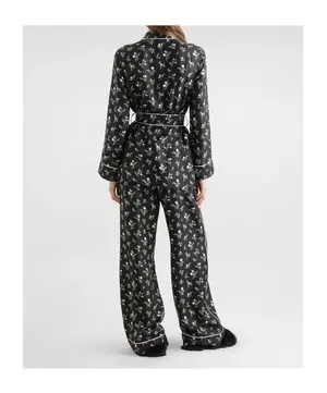 Dolce & Gabbana Floral Wide-leg Trousers