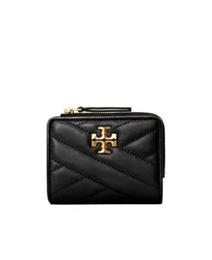 Tory Burch Kira Chevron Quilted Bi-fold Wallet - Black