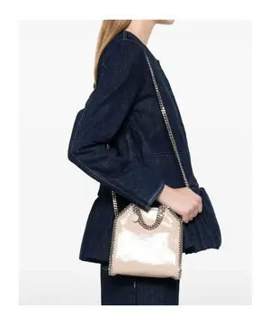 Stella McCartney Tiny Chained Tote Bag - Blush