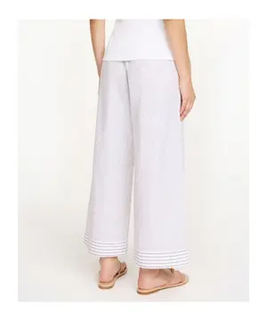 BY MALENE BIRGER Mirabello Striped Wide-leg Trousers