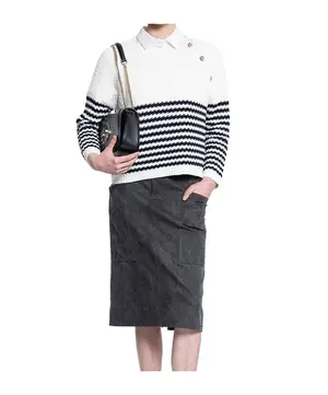 Gucci Striped Boxy Fit Jumper