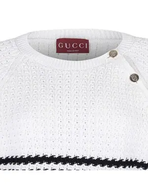 Gucci Striped Boxy Fit Jumper