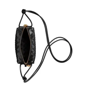 Bottega Veneta Mini Loop Crossbody Bag - Black