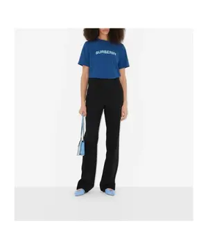 Burberry Logo Print Crewneck T-shirt