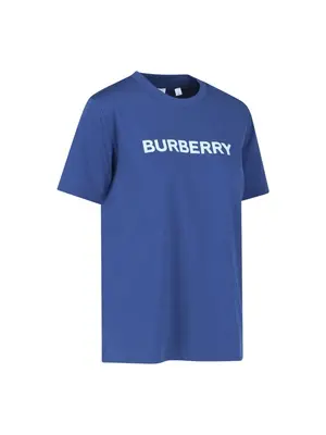 Burberry Logo Print Crewneck T-shirt