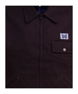 Needles Zipped Logo Patch Jacket - Black