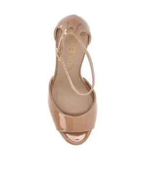 STUART WEITZMAN Disco Platform Sandals - Brown